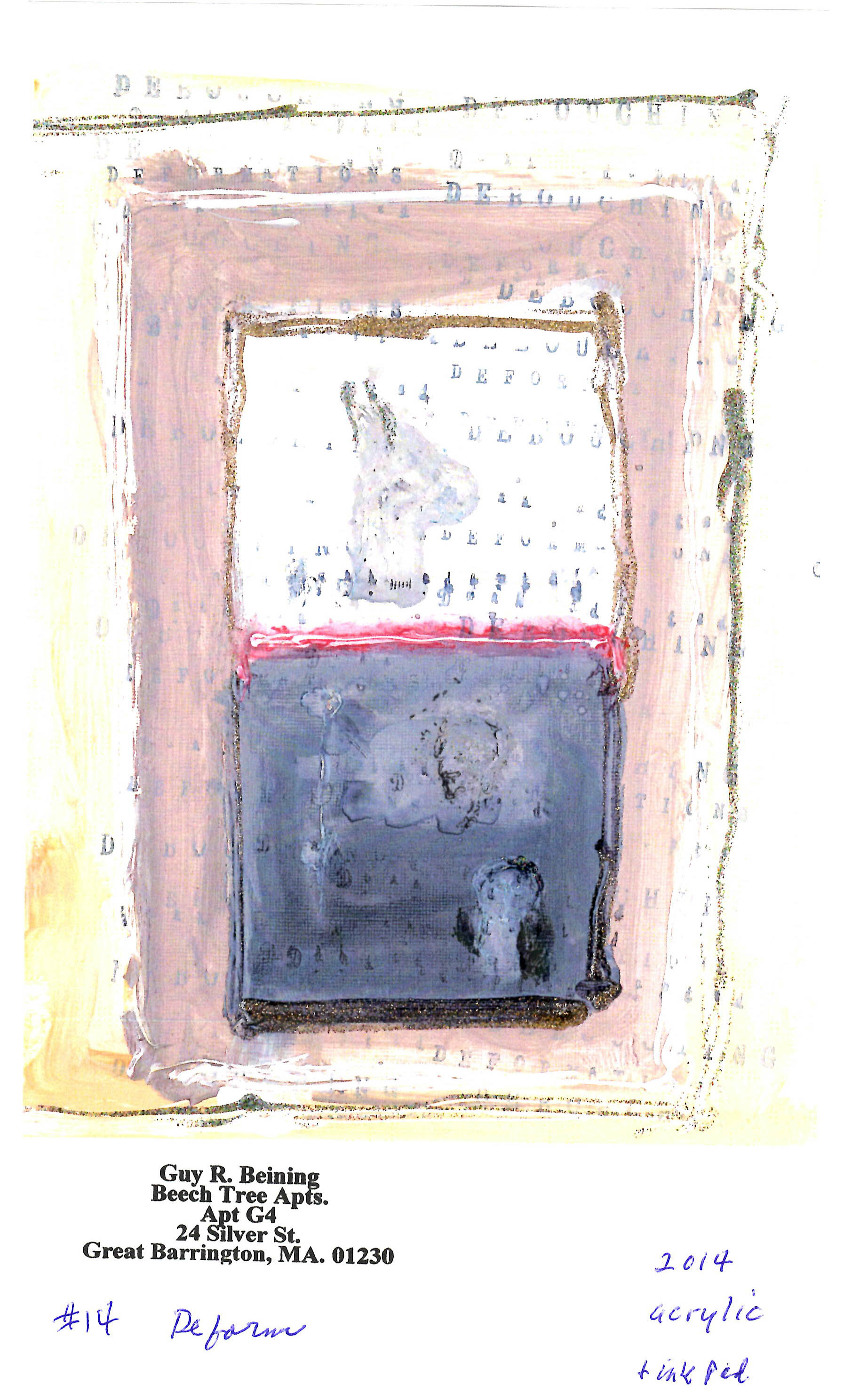 o, blue spine wiggle – Beat Poet Guy R. Beining – The Nomadic Journal